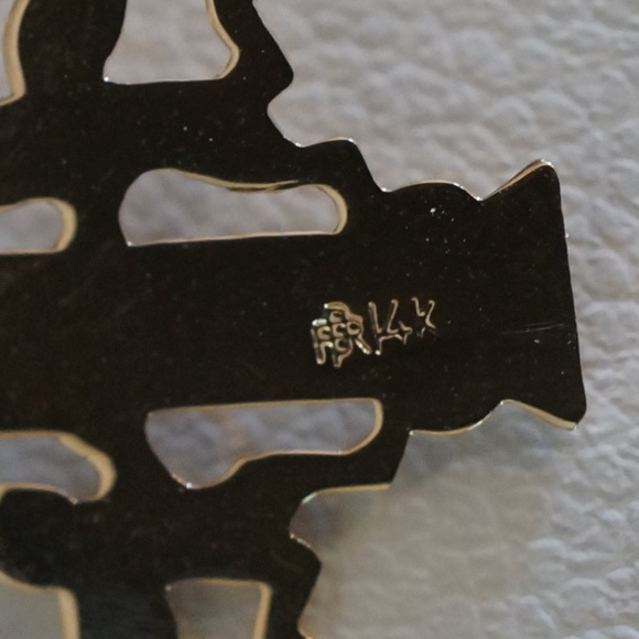Jewelry | 14ky Gold Cara Vaca Cross Pendant | Poshmark